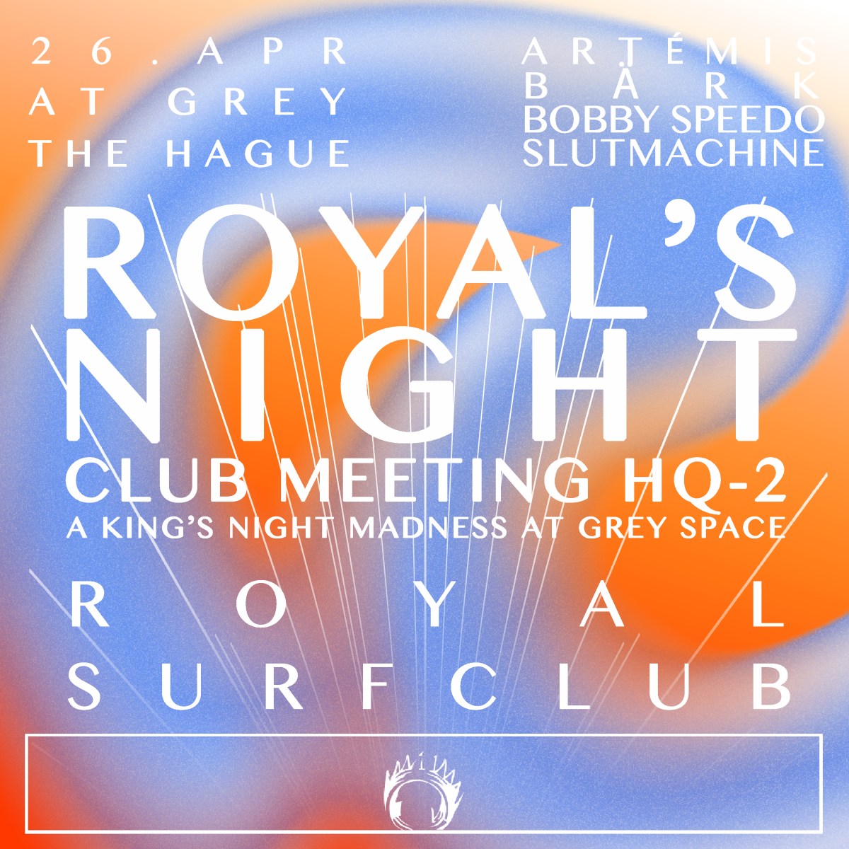 26.APR – ROYAL’S NIGHT: CLUB MEETING HQ-2
